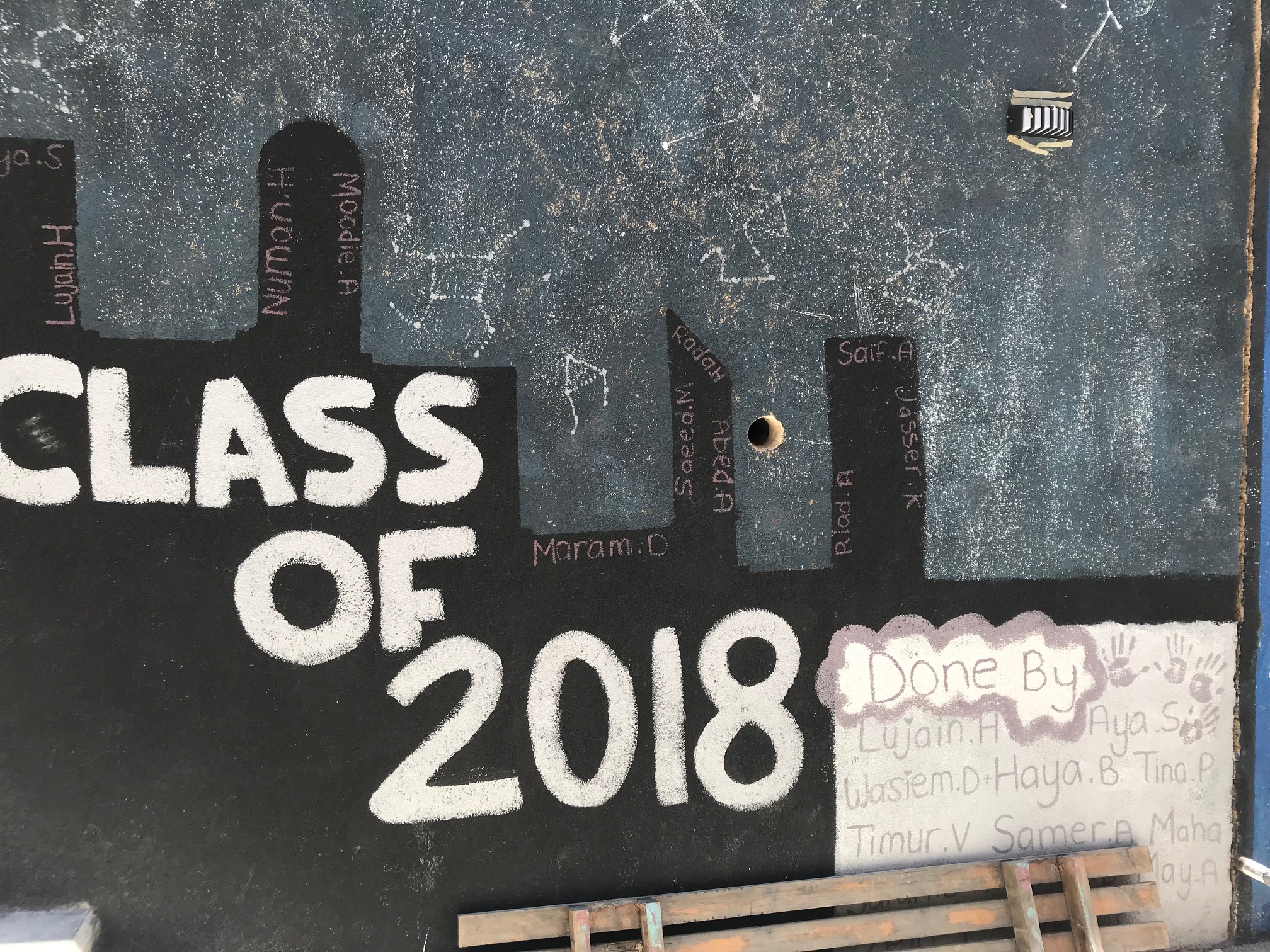 Senior Wall - Abdul Hamid Sharaf School